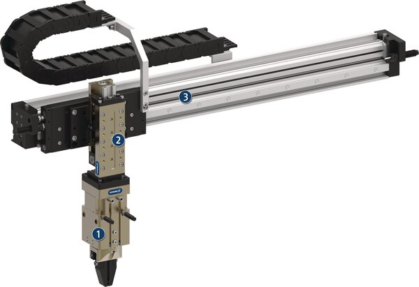 GSM-P Rotary gripping module with parallel gripper