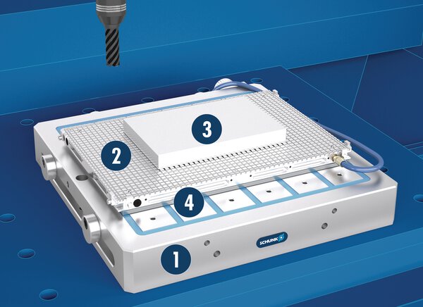 SMPL Matrix Plates - Workpiece clamping – SCHUNK