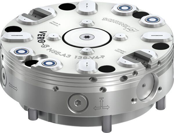 Quick-change pallet system for general milling applications and heavy ...