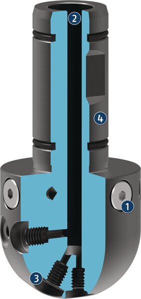 RGG Cleaning Unit with Shank Interface - the broadest range of clamping technology accessories ...